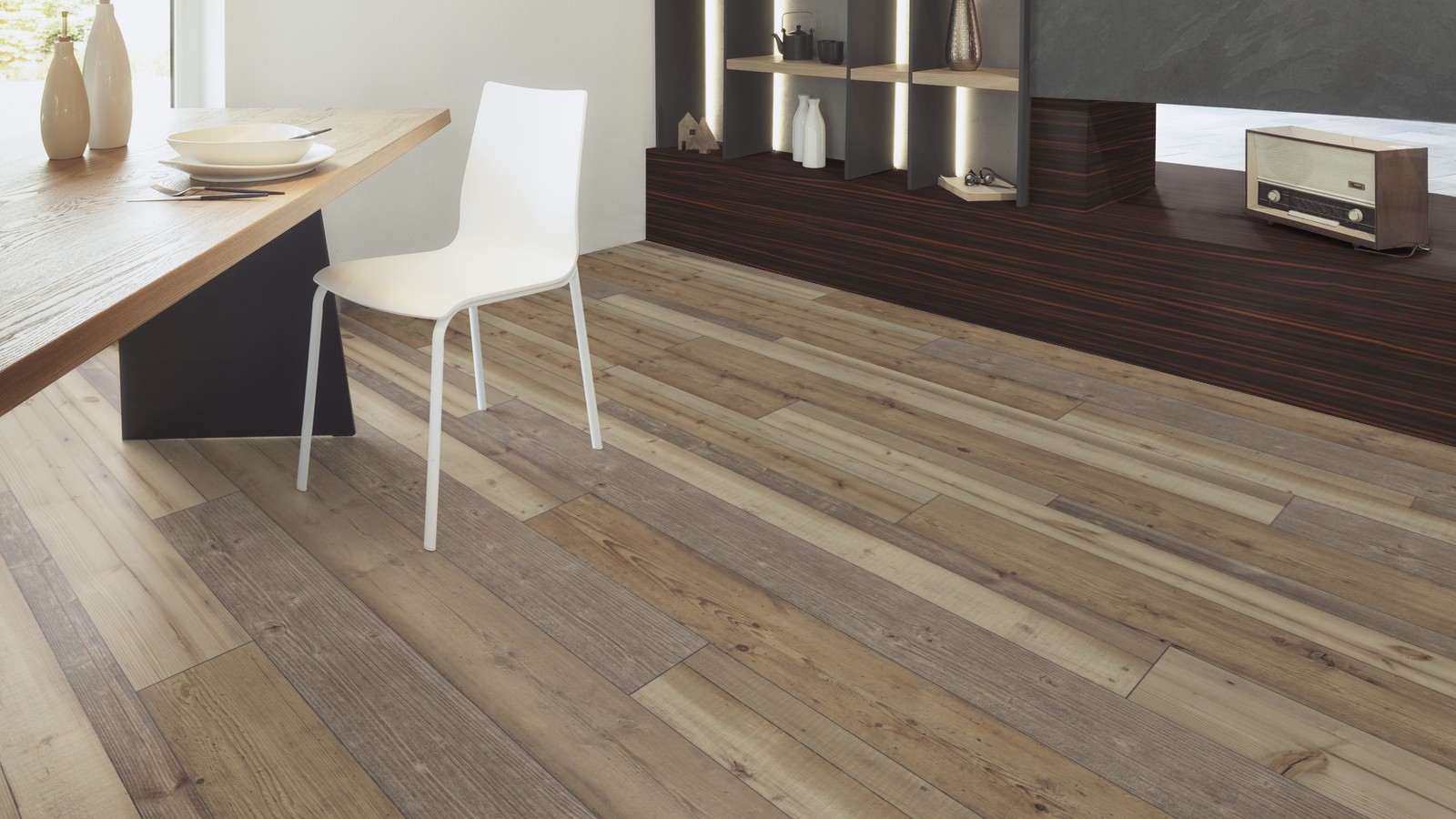Ламинат Kaindl Natural Touch Стандартная доска 3в1 Сосна Вивид К4366 RP ...